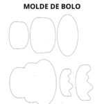 Molde bolo em EVA para imprimir - Artesanato Passo a Passo!