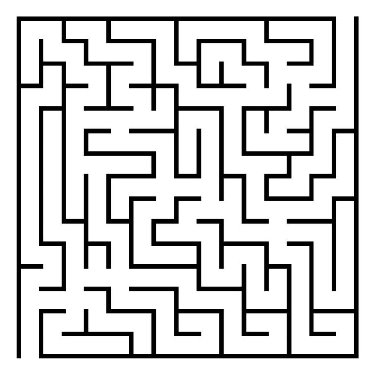 Labirinto para Imprimir em PDF Grátis - Artesanato Passo a Passo!