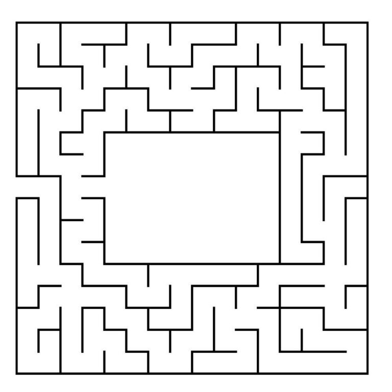 Labirinto para Imprimir em PDF Grátis - Artesanato Passo a Passo!