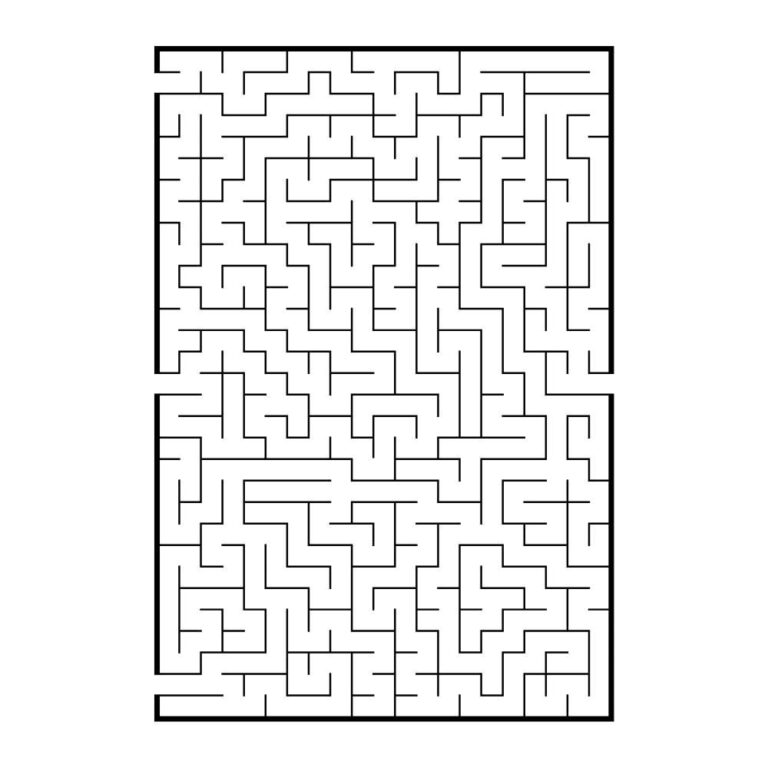 Labirinto para Imprimir em PDF Grátis - Artesanato Passo a Passo!