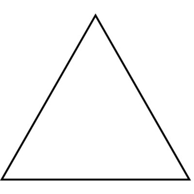 Molde de triângulo para imprimir - Artesanato Passo a Passo!