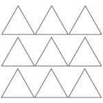 Molde de triângulo para imprimir - Artesanato Passo a Passo!