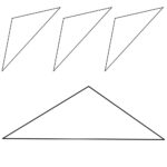 Molde de triângulo para imprimir - Artesanato Passo a Passo!