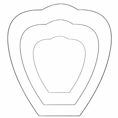 Molde pétala de flor para imprimir em PDF - Artesanato Passo a Passo!