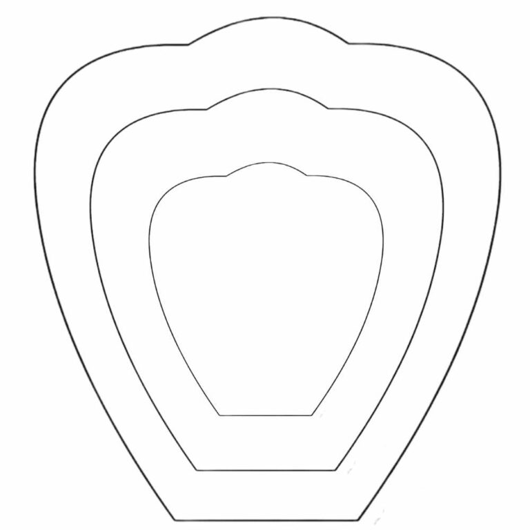 Molde pétala de flor para imprimir em PDF - Artesanato Passo a Passo!